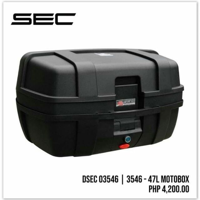 SEC Box 47 Liters - 47liters - 47L - TOP Box | Shopee Philippines