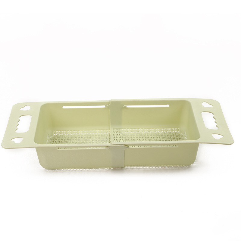 Rectangular adjustable length plastic basket colander fruit and ...