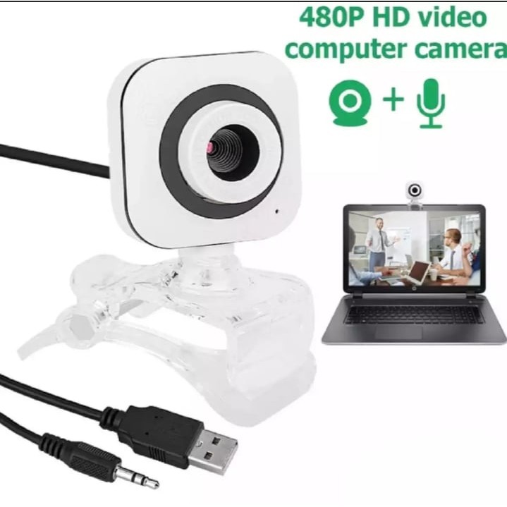 HD 480P Webcam Mini Computer PC Web Camera with Microphone USB ...