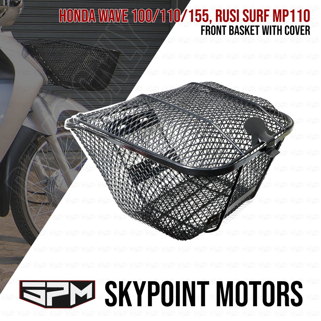 FRONT BASKET WITHOUT COVER FOR HONDA WAVE 100/110/155 RUSI SURF MP110 ...