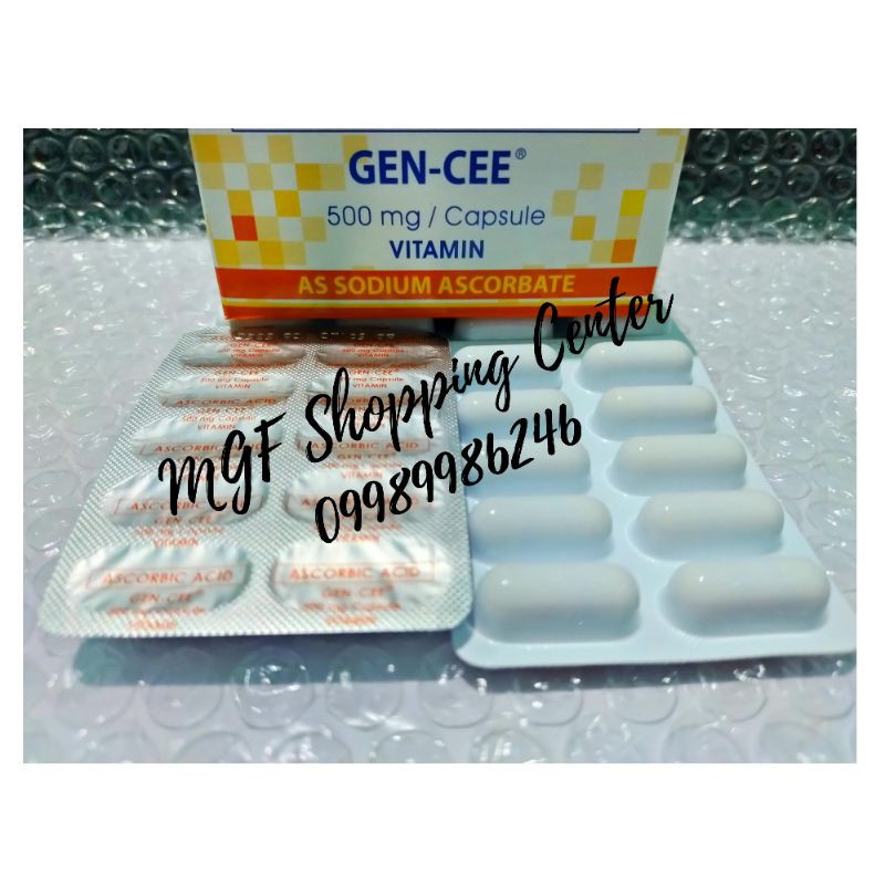 Gen-Cee Vitamin C (10 Caps) | Shopee Philippines