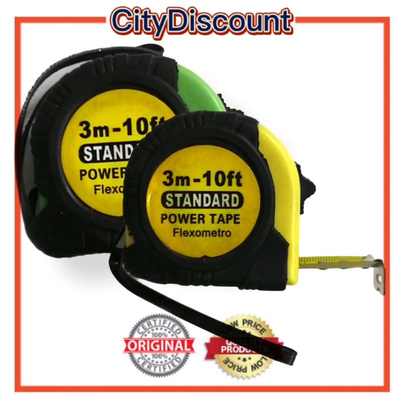 COD 3M Metro Professional Tape Measure Retractable Slide Lock Measuring ...
