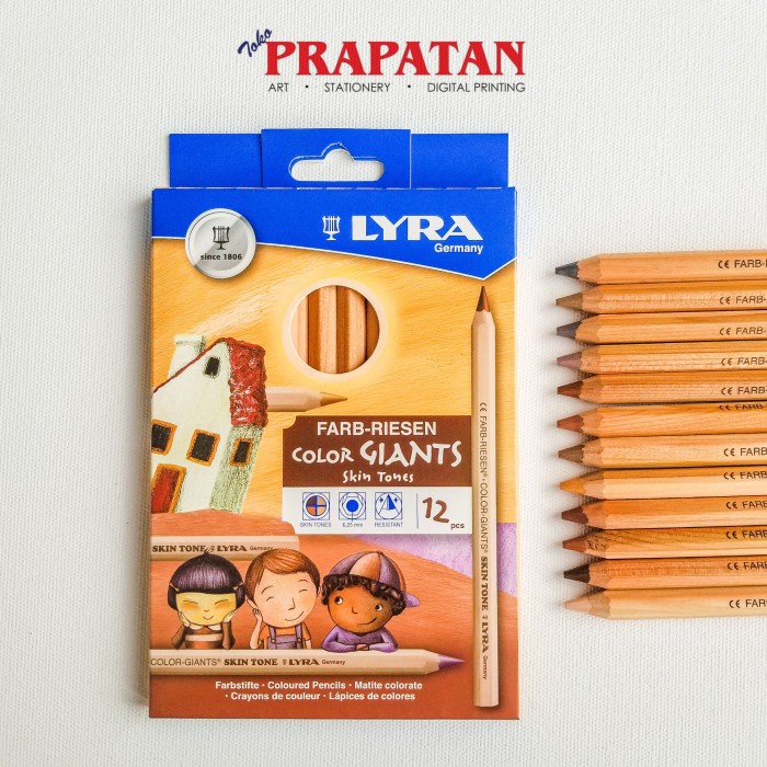 Lyra Color Giants Skin Tones 12 Colors / Farb-Riesen ILS27 | Shopee ...