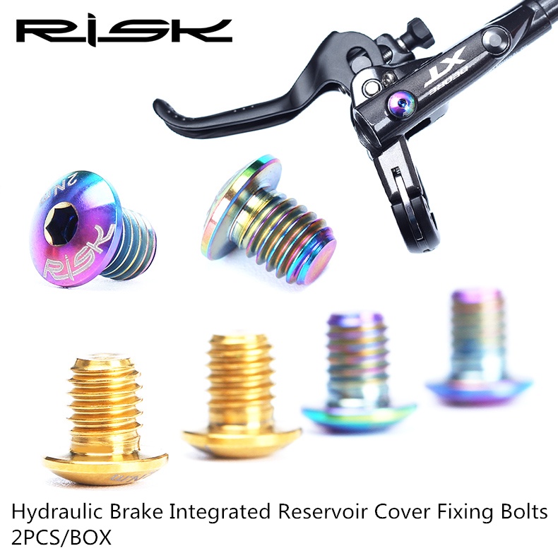 RISK Titanium alloy disc oil cylinder head setting screw XT brake disc ...