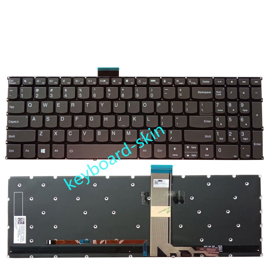 New US Backlit /no backlit Keyboard For Lenovo Ideapad 3-15ADA6 3 ...