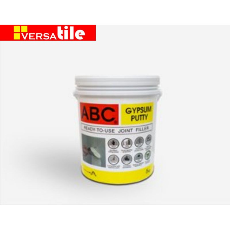 ABC Gypsum Putty 5kg, Ready to use joint filler | Shopee Philippines