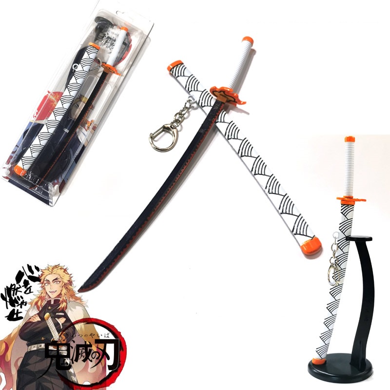 One Piece Zoro Law Demon Slayer Tanjiro 22cm Sword W/case With Display ...