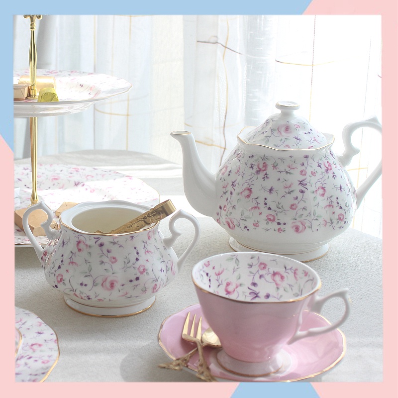 European Bone China/Ceramic Coffee Cup Butterfly Teapot Afternoon Tea ...