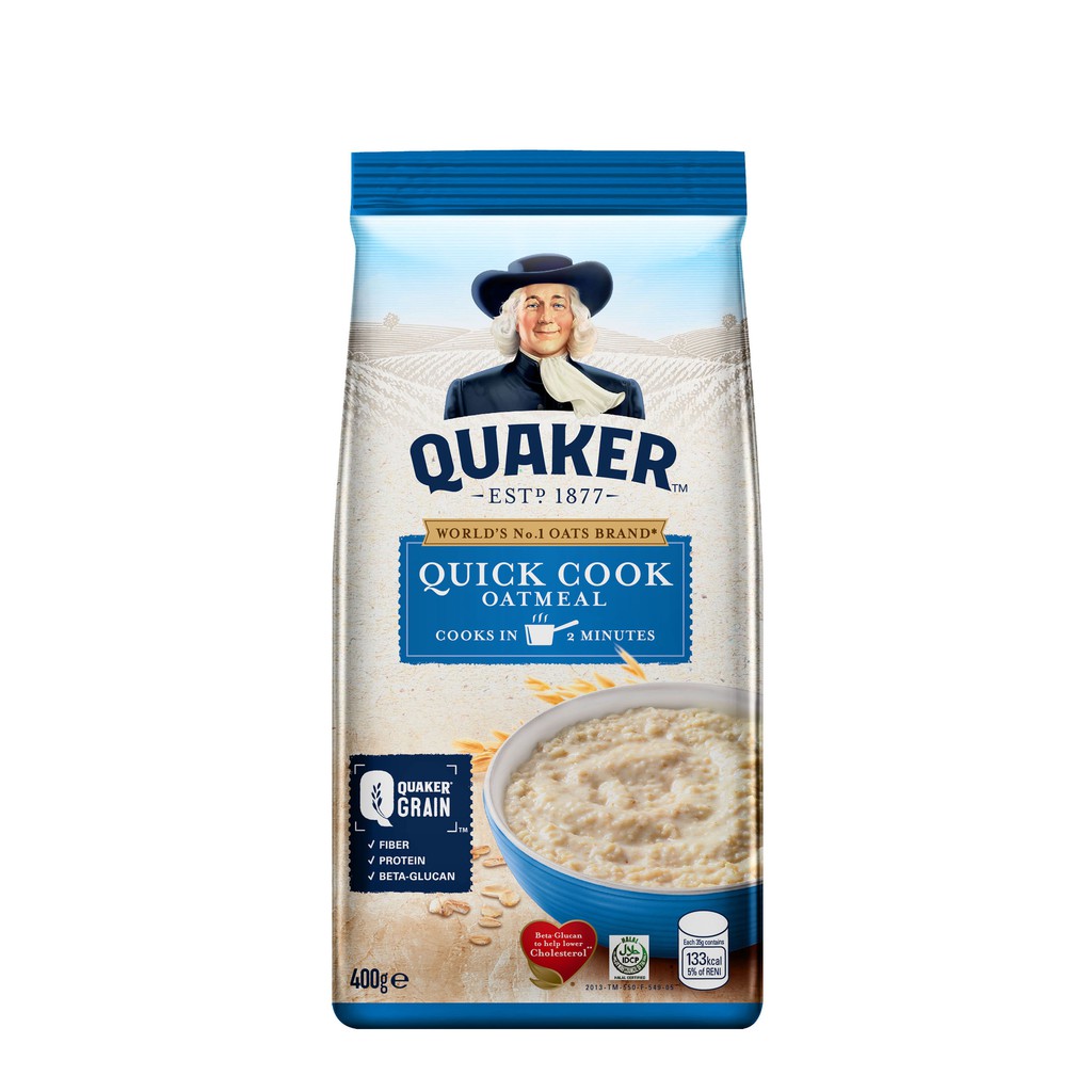 Quaker Quick Cooking Oatmeal 400g | Shopee Philippines