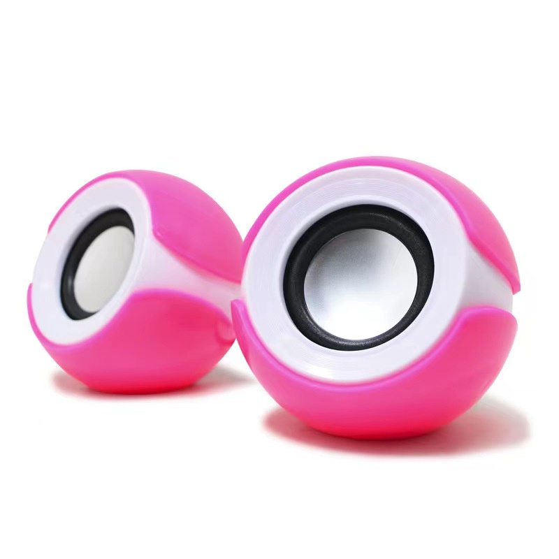 Pink Computer Sound Box Speaker MINI | Shopee Philippines