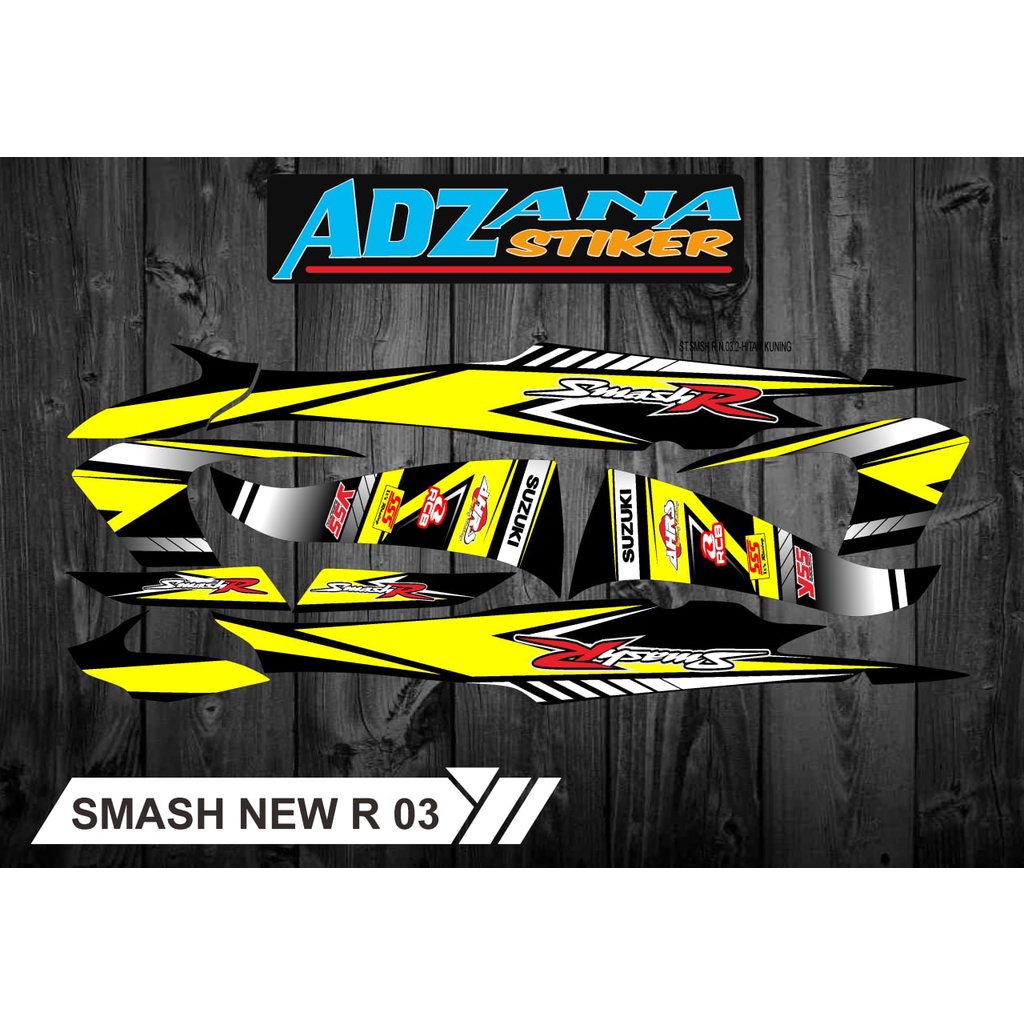 Suzuki SMASH Motorcycle STRIPING NEW R CODE 03 Latest Variation ...