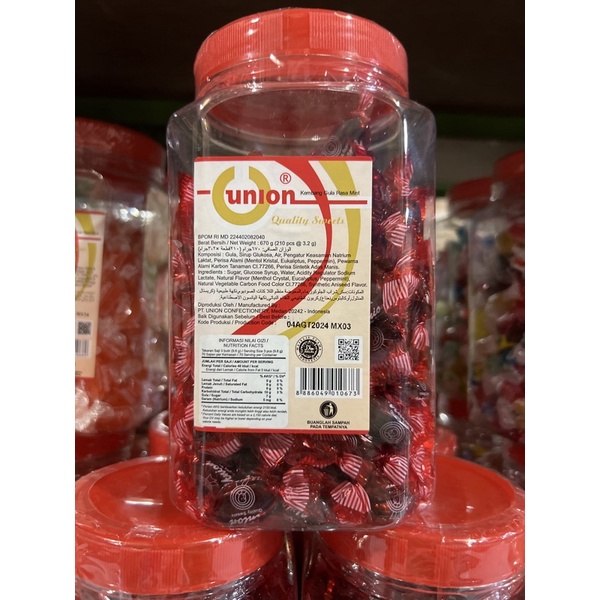 Union mint Candy Jar / old school mint union jar | Shopee Philippines