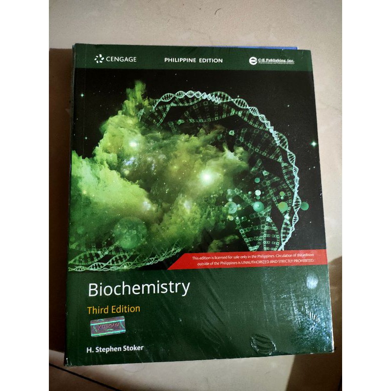 Biochemistry By Stephen Stoker 3rd Edition | Shopee Philippines