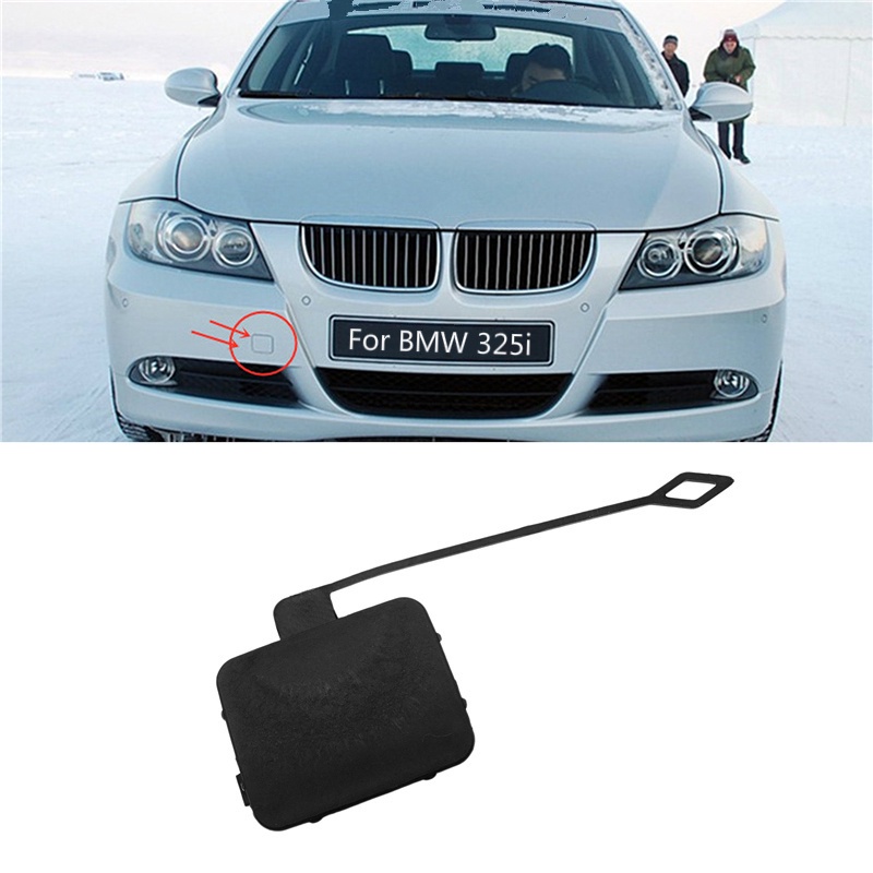 Car Front Bumper Tow Eye Towing Hook Cover Cap Trim for BMW E90 E91 ...
