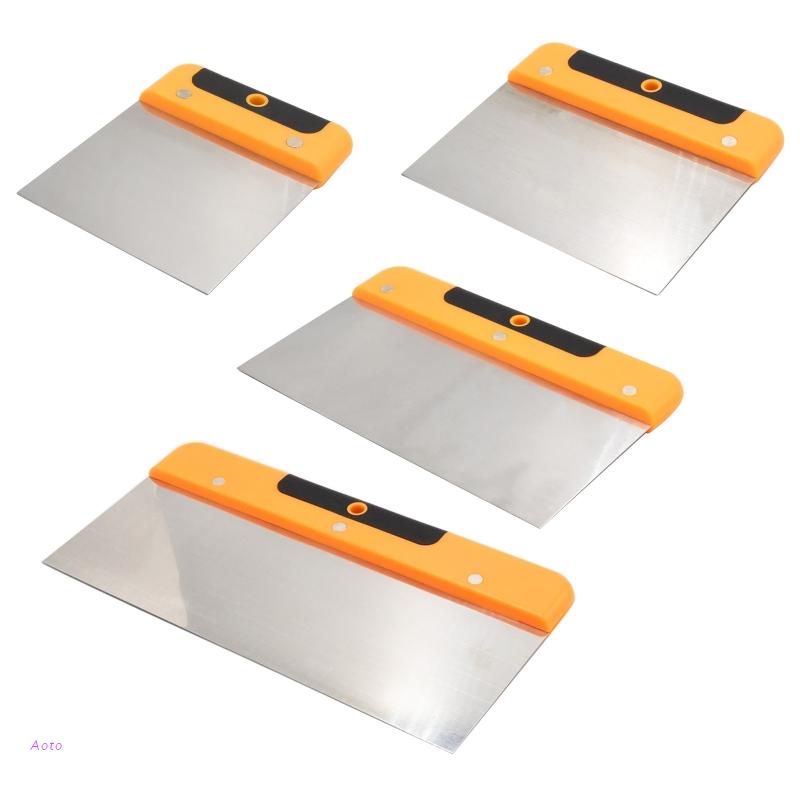 AOTO Putty Knife (4/6/8/10in) Stainless Steel Paint Scraper for ...