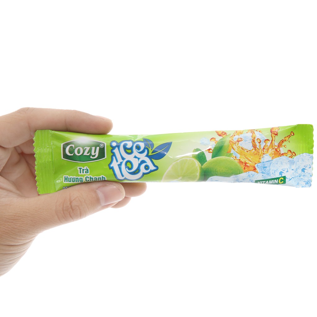 Combo of 3 packs of COZY ICE TEA LEMON FLAVOR PACKAGE 15gr | Shopee ...