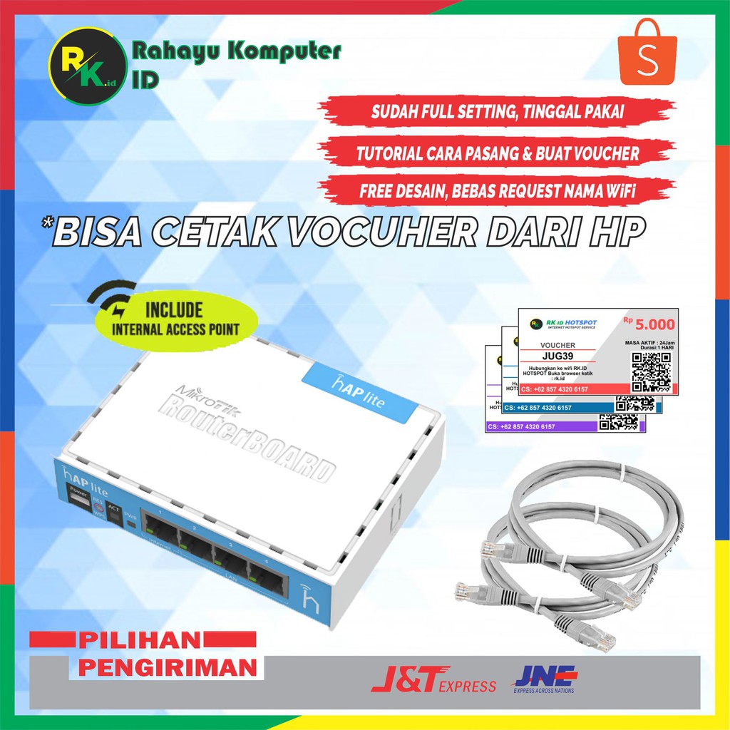 Mikrotik Router RB 941-2ND Has Full settings for the RT RW hotspot ...
