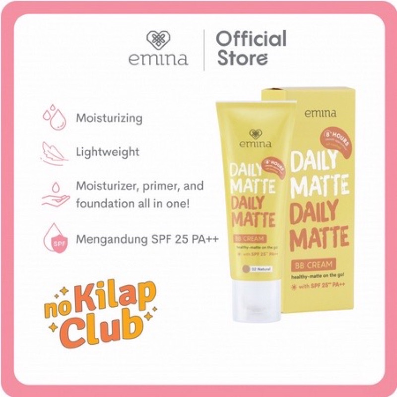 Emina DAILY MATTE BB CREAM - EMINA - EMINA BB CREAM - EMINA DAILY MATTE ...