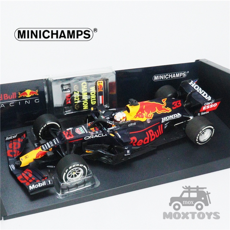 MINICHAMPS 1:18 F1 2021 REDBULL HONDA RB16B MV33 WINNER ABU DHABI W ...