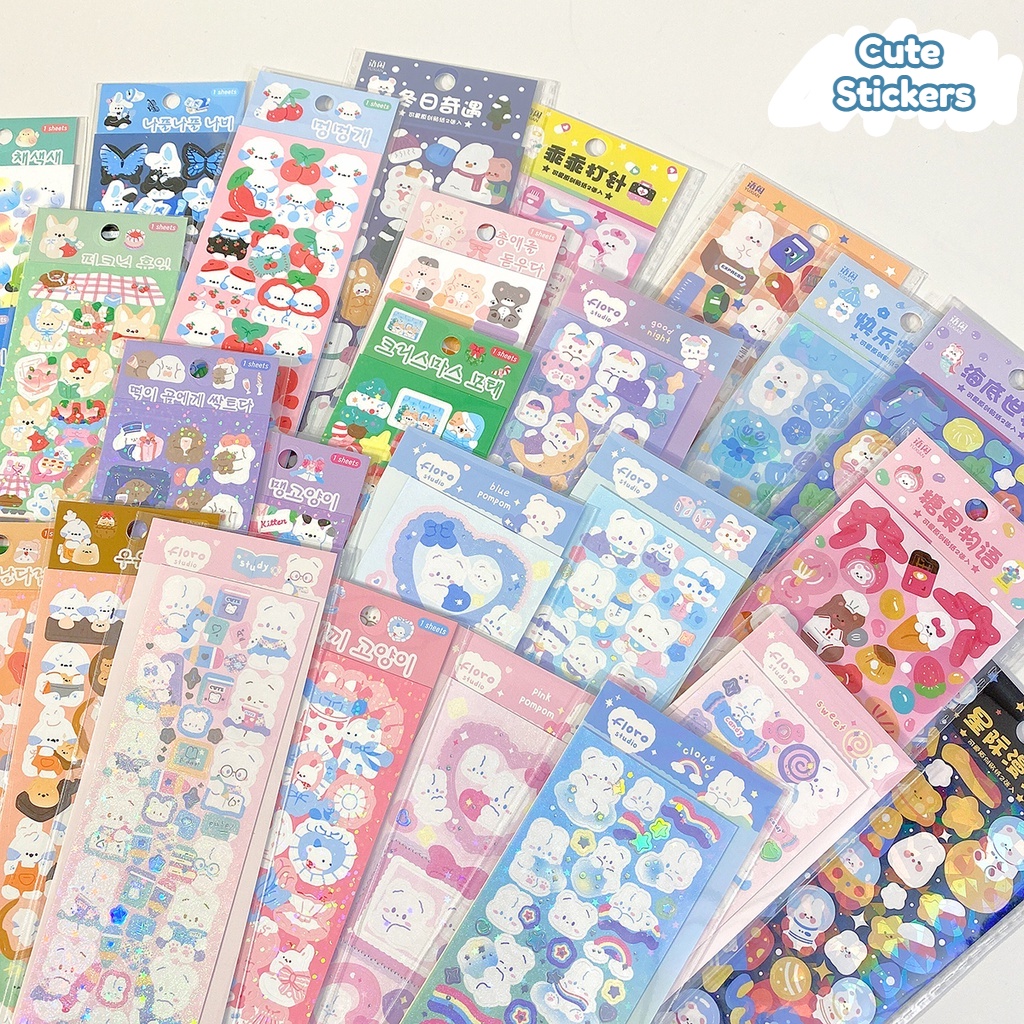 6/8/12pcs Kawaii Stickers Kpop Idol Album Sticker DIY Toploader Card ...