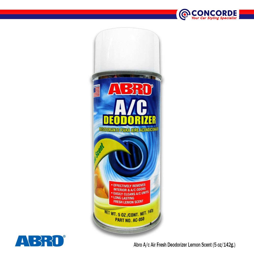 Concorde Abro A/c Air Fresh Deodorizer Lemon Scent 5 oz/142g. | Shopee ...