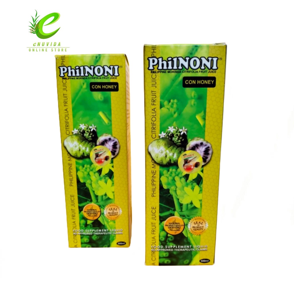 PhilNONI Combo Pack G: 2 PhilNONI con HONEY Juice 500mL | Shopee ...