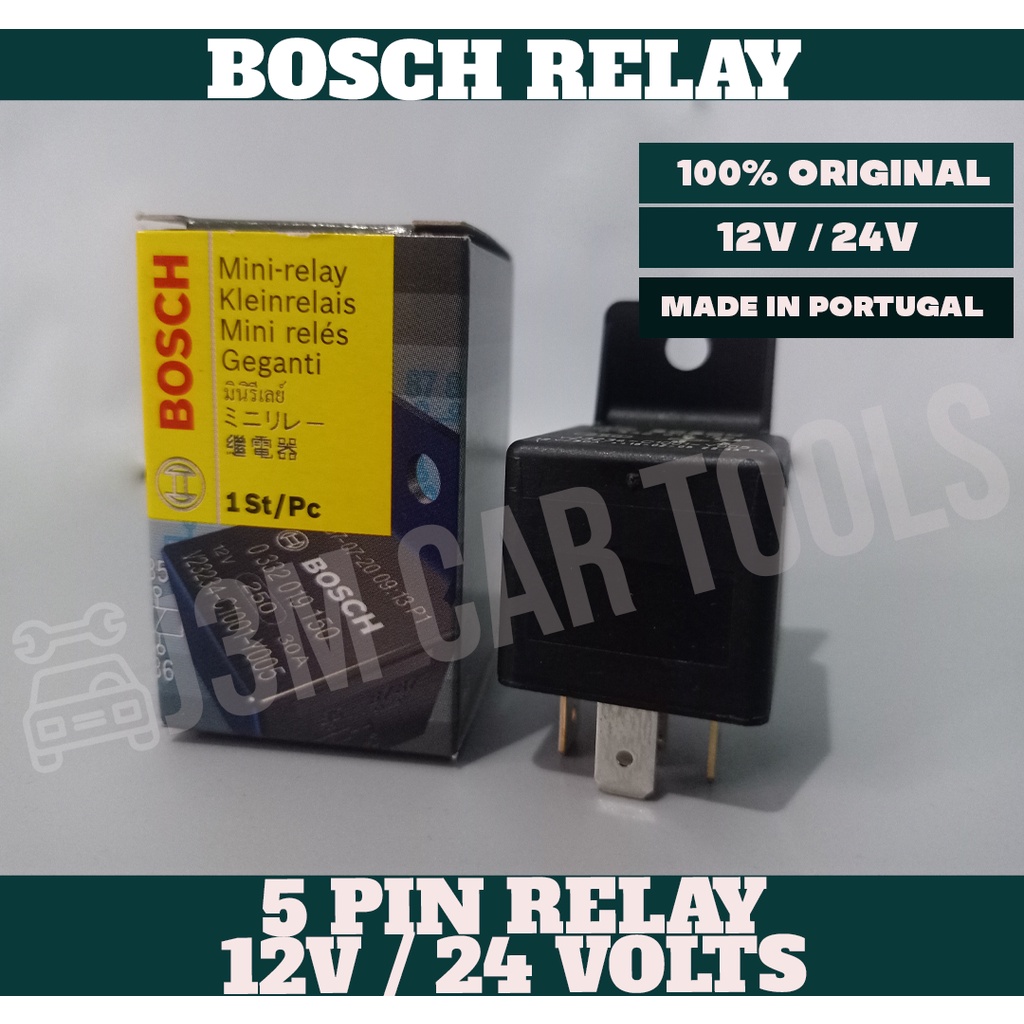 Bosch 5 Pin Relay 12/24 volts | Shopee Philippines