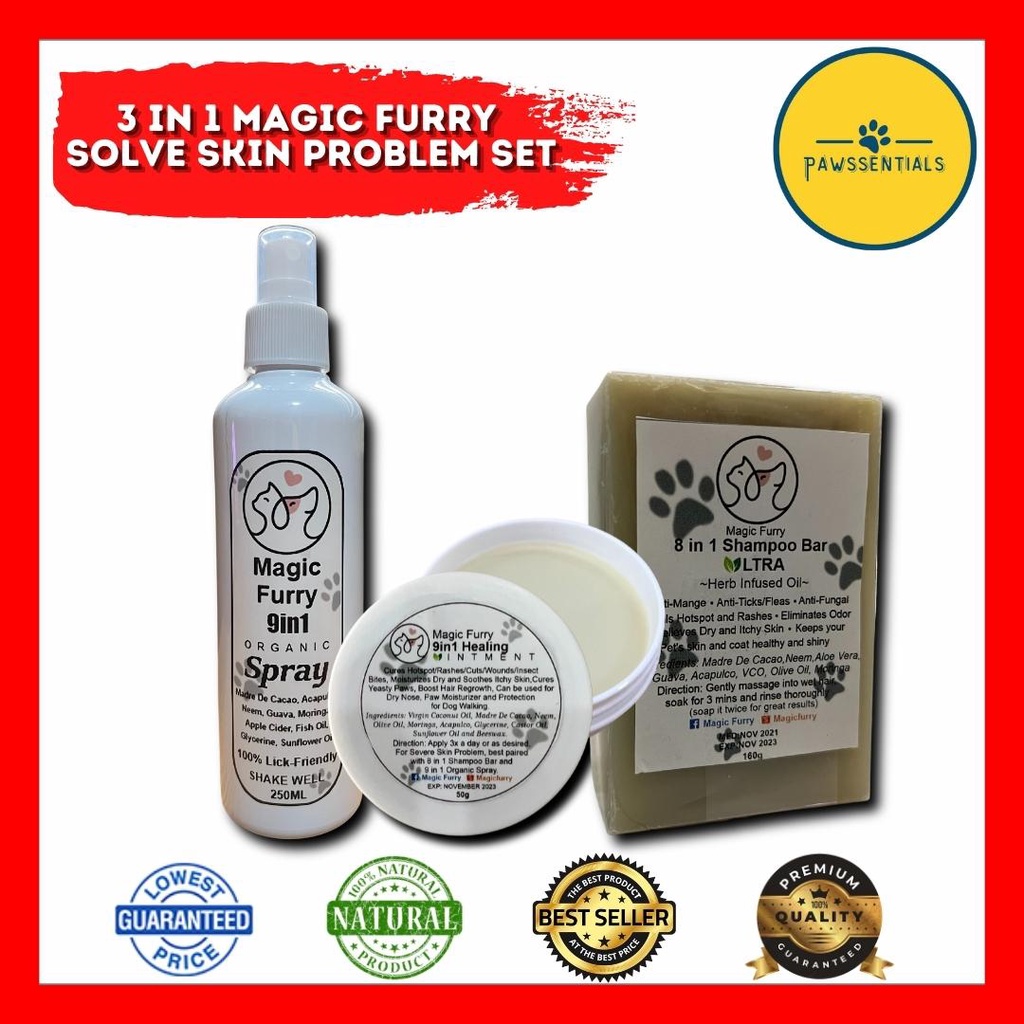 Improved 3 in 1 Magic Furry Sulit Set (For All Kinds Of Pet Skin ...