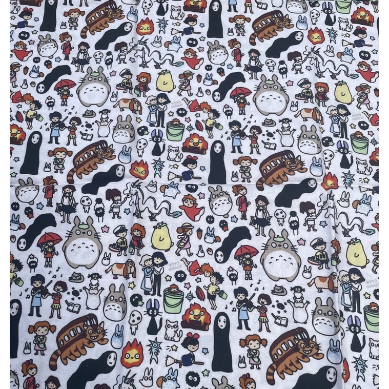 Studio Ghibli Cotton Woven Fabric | Shopee Philippines