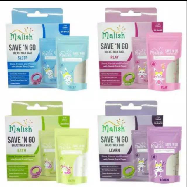 Malish Activity Bag 100ml Breast Milk Bag | Shopee Philippines