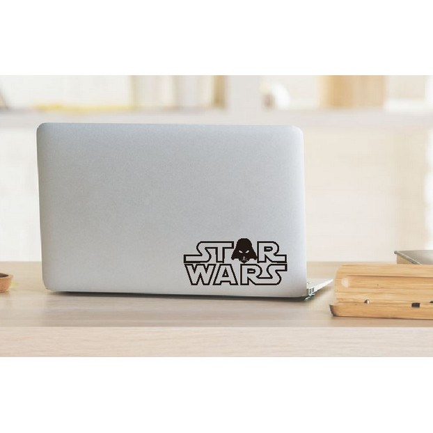 HP Starwars Logo Sticker with Darth Vader Writing Laptop Helmet Cell ...