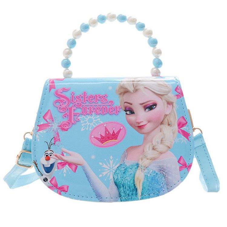 Elsa Frozen Princess Bag Children Messenger Fashionable Cute Little ...