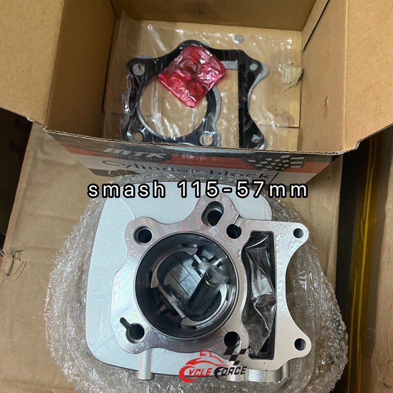 mtk cylinder block smash 115 57mm with piston kit set smash115 suzuki ...
