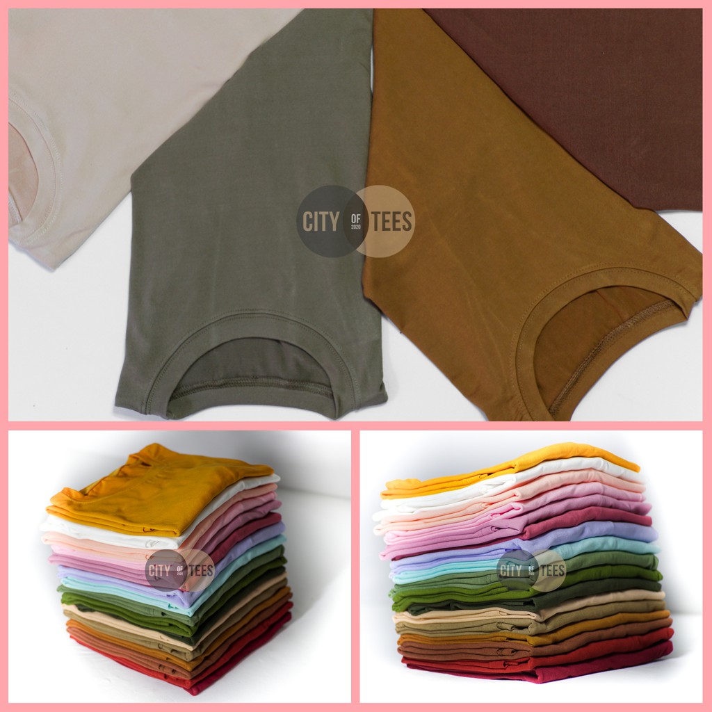 Cotton Spandex Unisex Tshirts | Korean Tees Skintone Neutral & Pastel ...