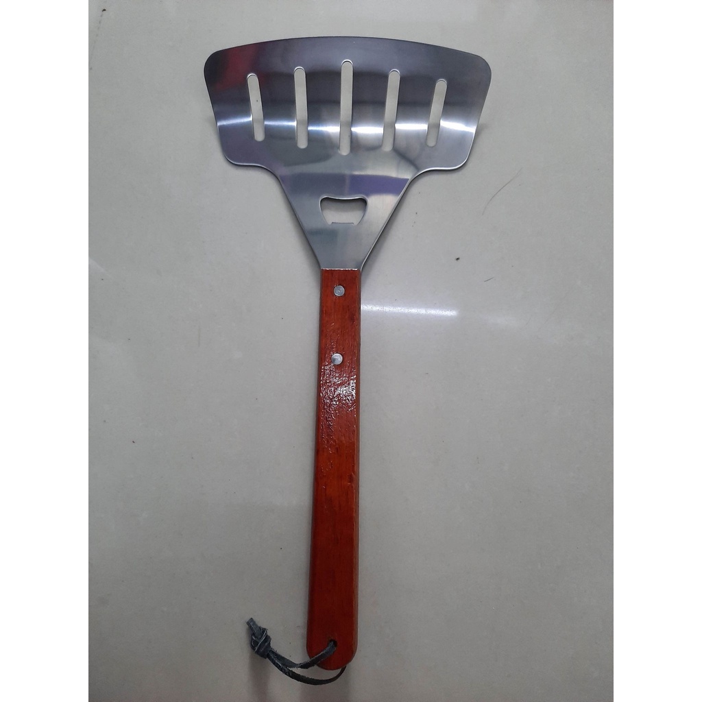 Stainless Steel Turner Flipper For Grill or frying Food Hamburger Steak ...