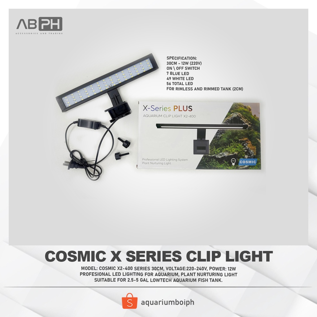 Clip Aquarium Light - Cosmic X Series | Shopee Philippines