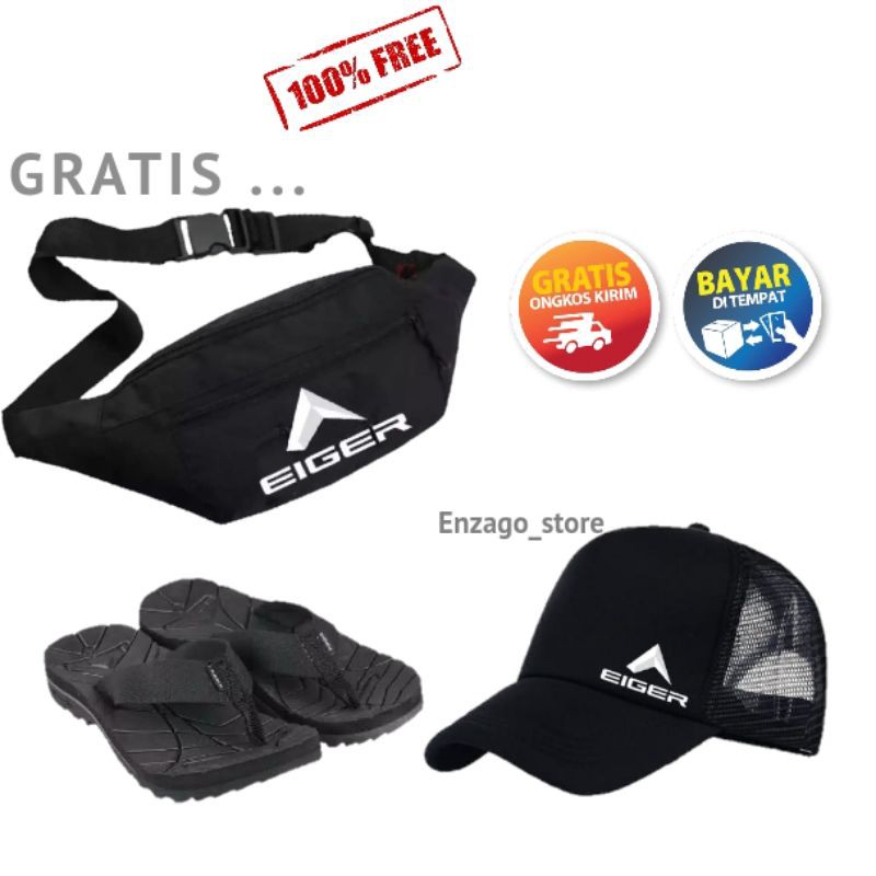 HITAM 1 Package KUMPLIT 3 in 1 Shipping in 1 Package (full Black Bag ...