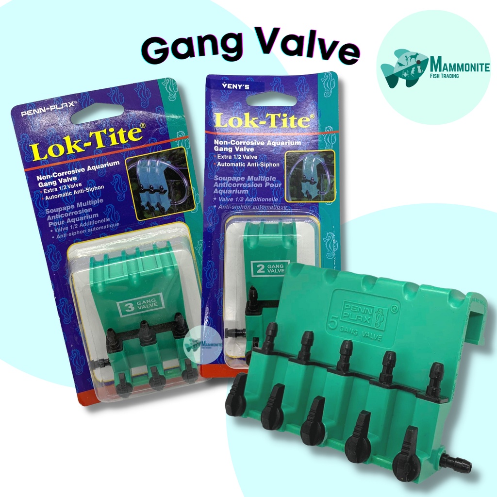 Aquarium Tank Gang Valve Non-Corrosive Air Flow Control 2 Way 3 Way 4 ...