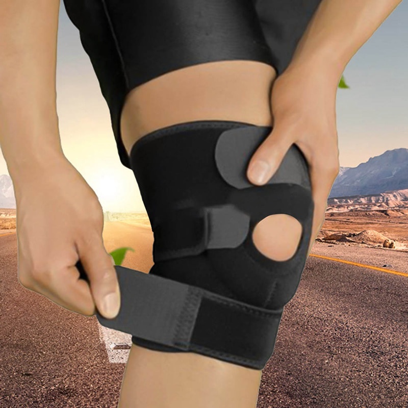 Fitness Running Cycling Knee Support Braces Sport Compression Elbow ...