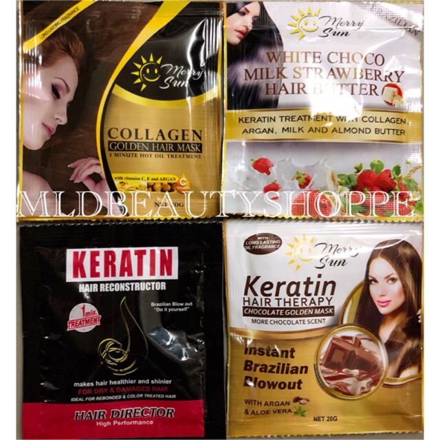 1-Minute Keratin Sachet (Available in 4 Variants) | Shopee Philippines