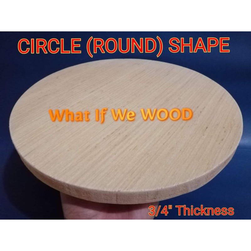 Circle / Round Shape Plyboard - ( 5" / 6" / 7" / 8" / 9" / 10 ...