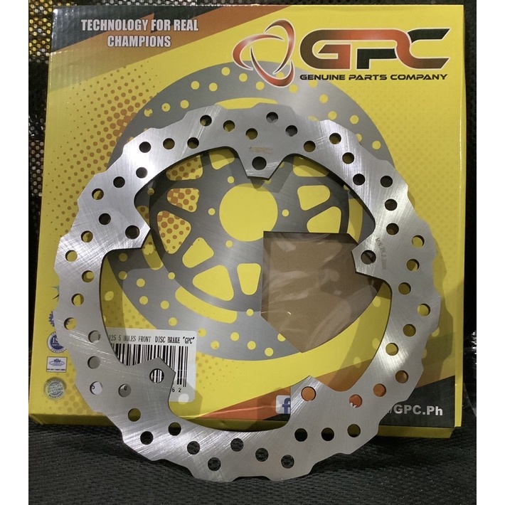 FURY 5 holes front rotor disc brake gpc | Shopee Philippines