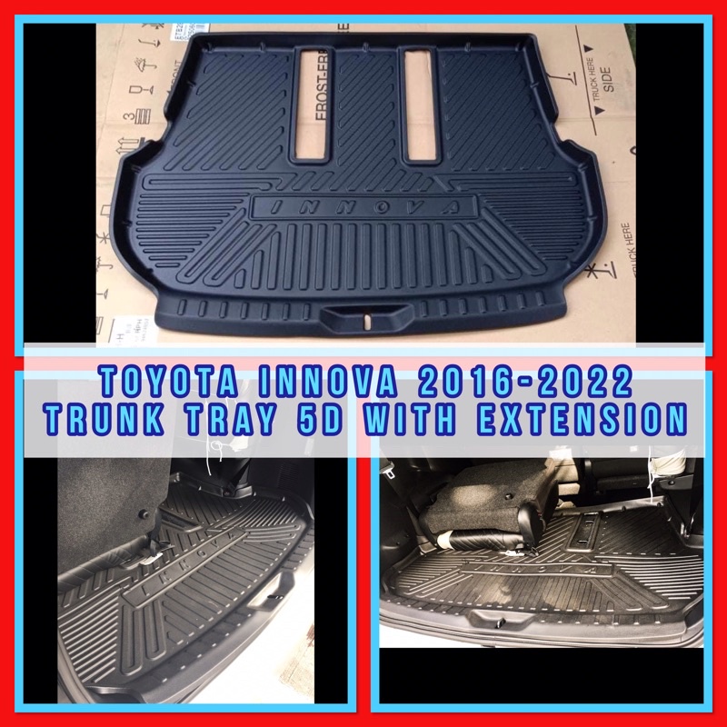 TOYOTA INNOVA 2016-2023 TRUNK TRAY 5D WITH EXTENSION | Shopee Philippines