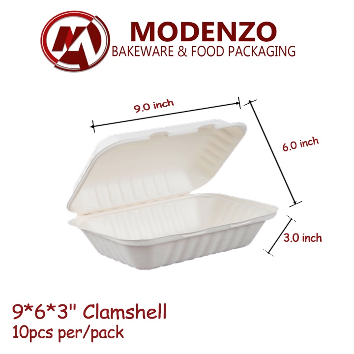 9*6*3 Clamshell (10pcs per pack) | Shopee Philippines