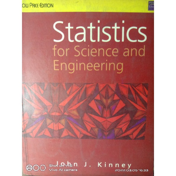 Statistics for Science and Engineering | Shopee Philippines