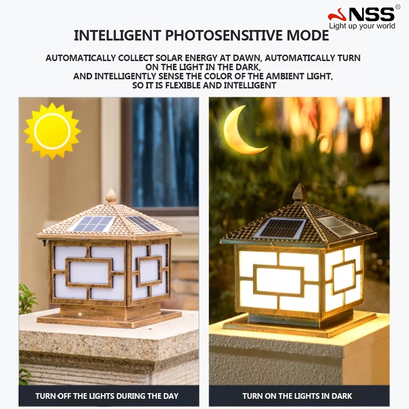 NSS Solar Outdoor LED Light Waterproof Solar Light with Remote Control ...