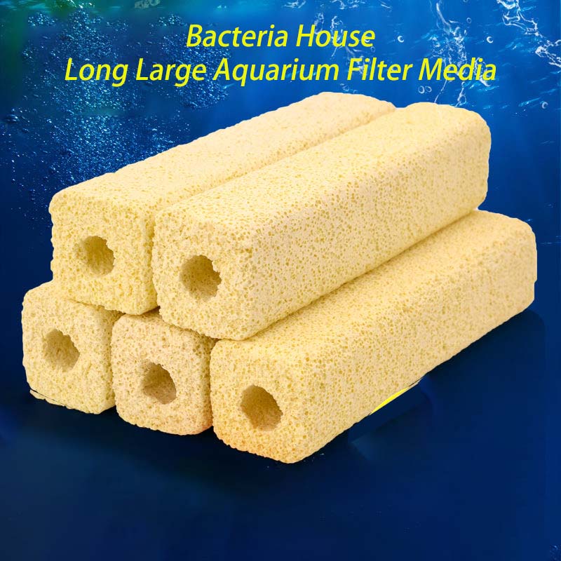 AQUARZOO 3.8-Inch Long Large Aquarium Filter Media Fish Tank Ceramic ...