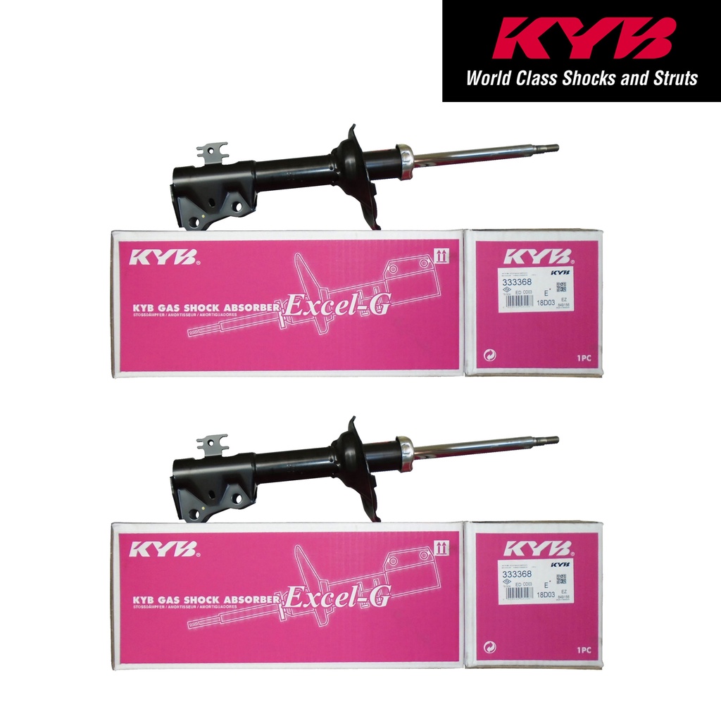 KYB 333368 for Toyota Vios 1.5E / 1.5J 2002 - 2007 Set of 2 Front Gas ...