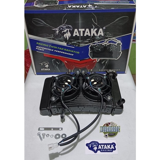 ATAKA RACING TWIN FAN BIG RADIATOR SNIPER 155/SNIPER 150 V1 V2 | Shopee ...