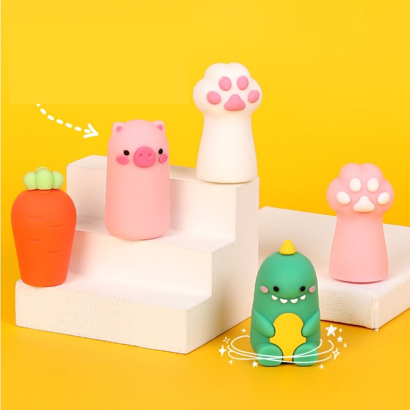 C20 pcs/lot Cartoon Cat Paw Animal Pencil Sharpener Cute Hand ...